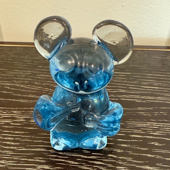 Accents | Us Commemorative Fine Art Gallery Blue Glass Mouse Figurine ...